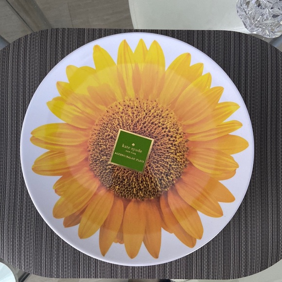 kate spade | Dining | Kate Spade Floral Sunflower Plates | Poshmark